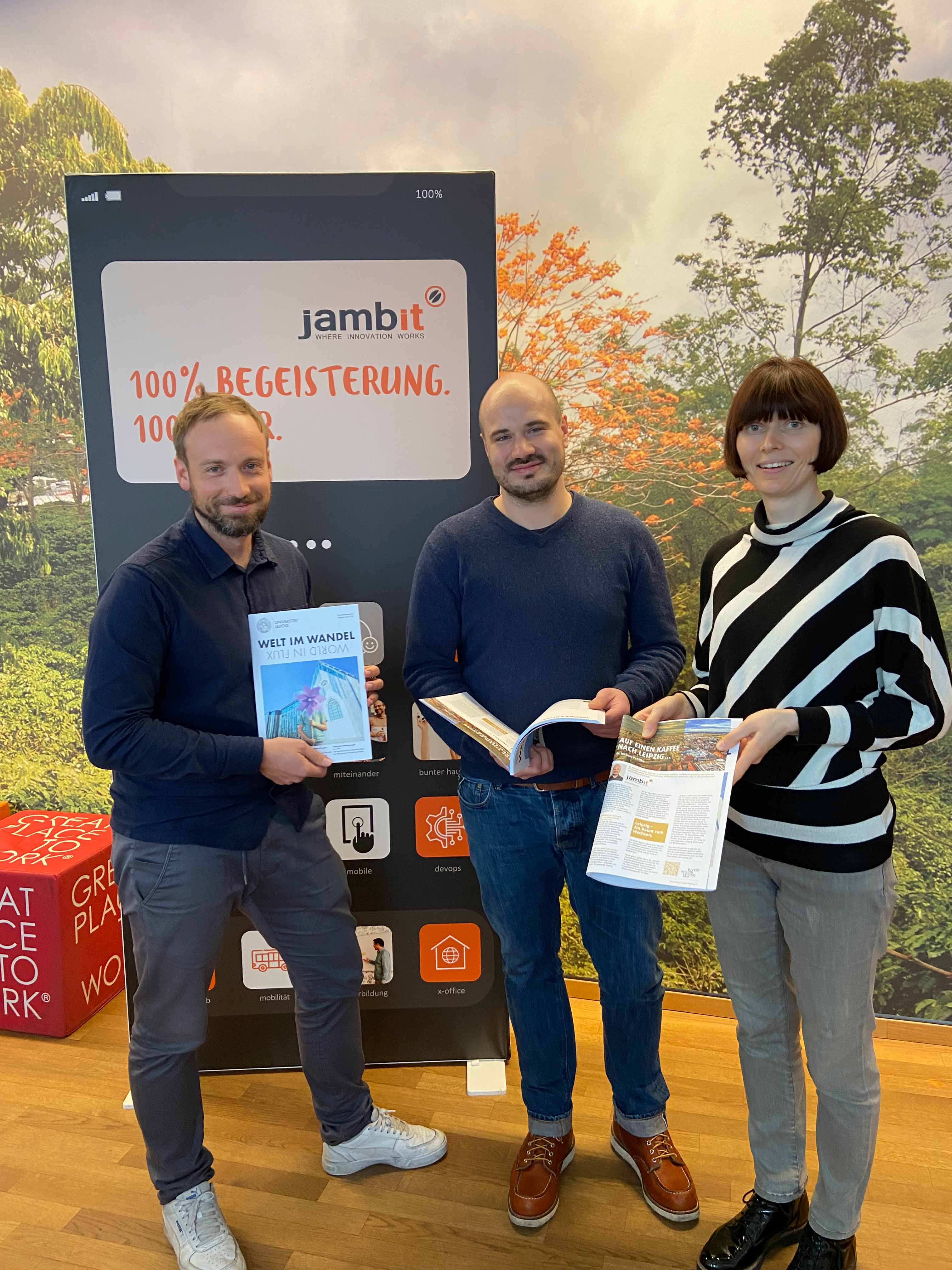 jambit in the annual magazine of the University of Leipzig